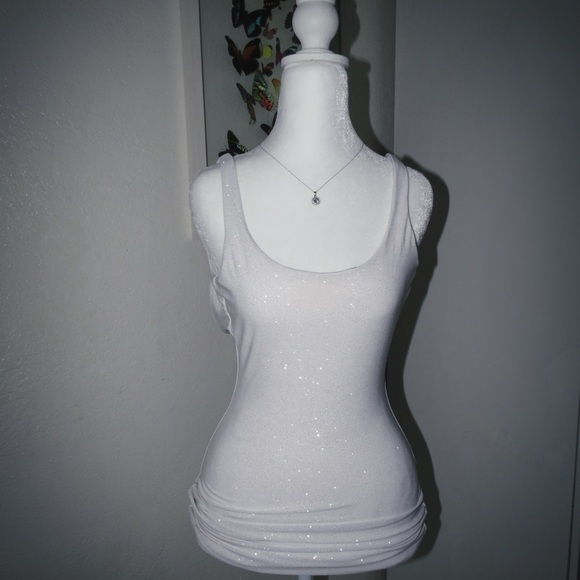 Temptations | Dresses | Temptations Sparkling White Mini Dress | Poshmark